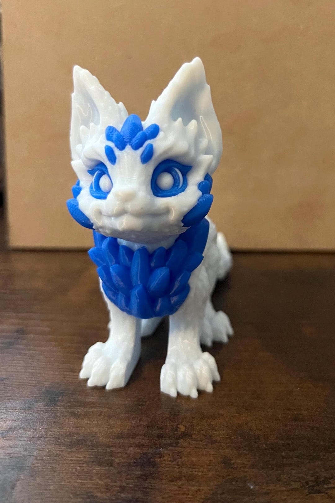 Articulated 3D Printed Artic Fox - Etsy