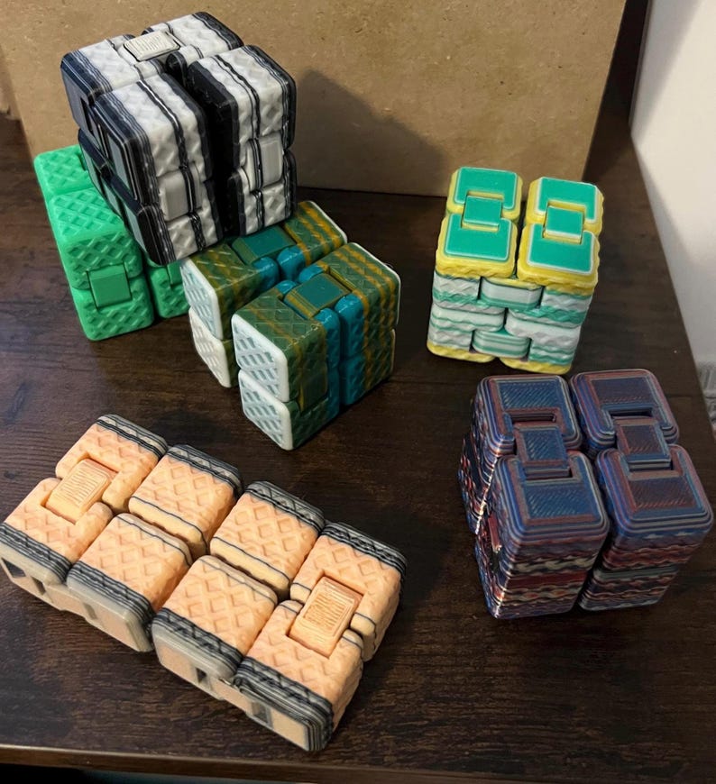 Infinity Cube 3D Print Fidget Toy - Etsy