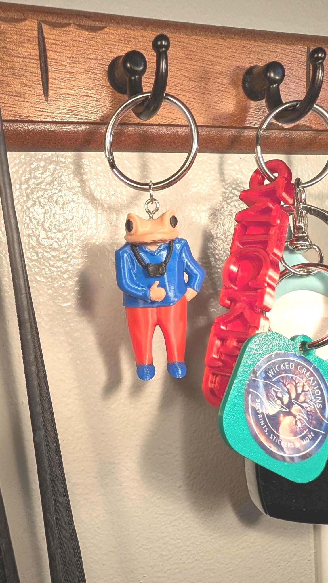 3D Printed Concho Frog Keychain - Etsy