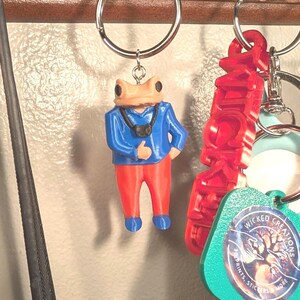 3d Printed Concho Frog Keychain Etsy
