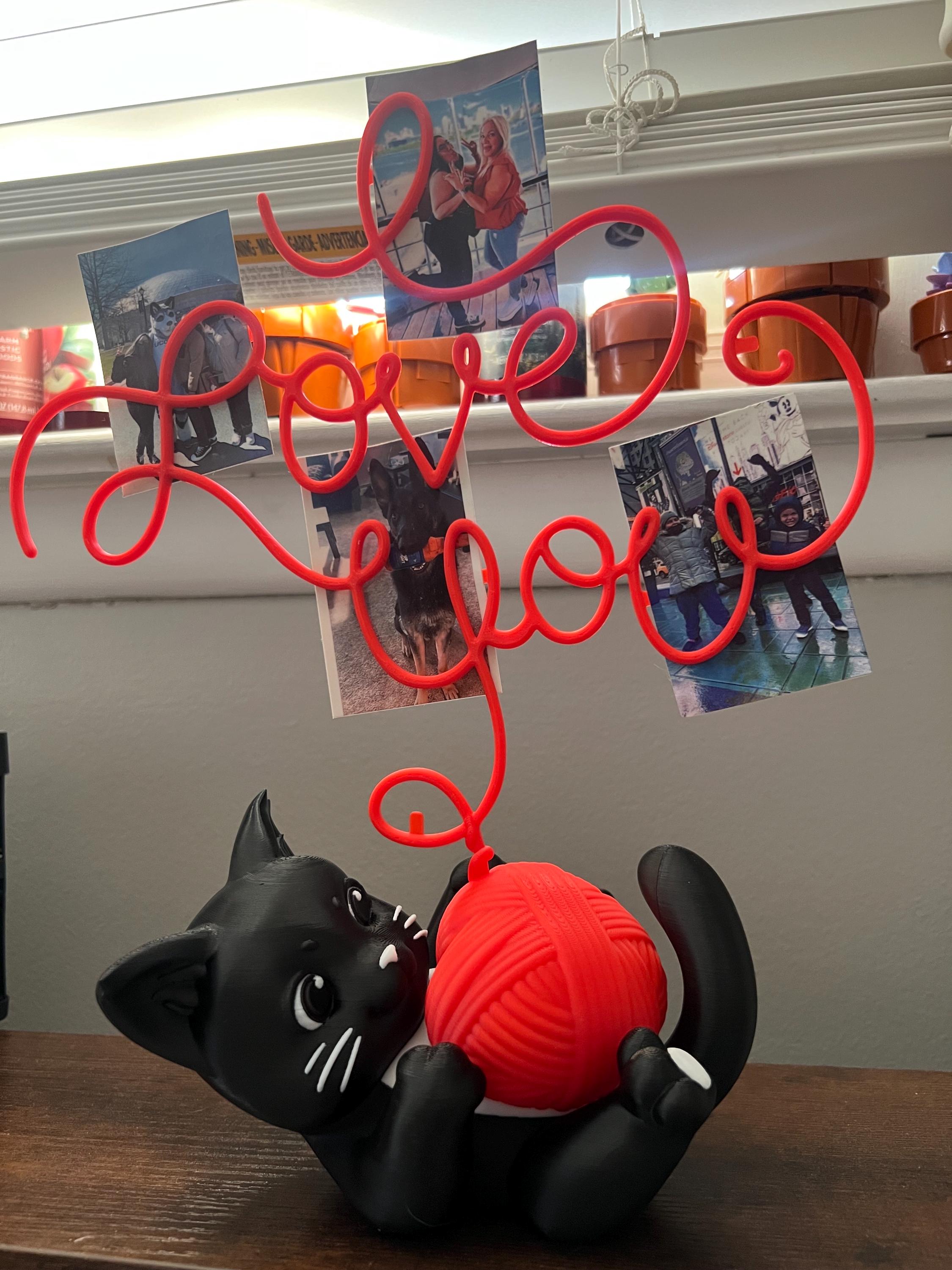 3D Printed Polaroid Cat Frame - Etsy