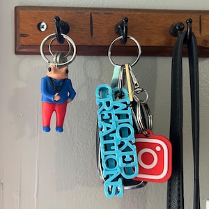 3D Printed Concho Frog Keychain - Etsy
