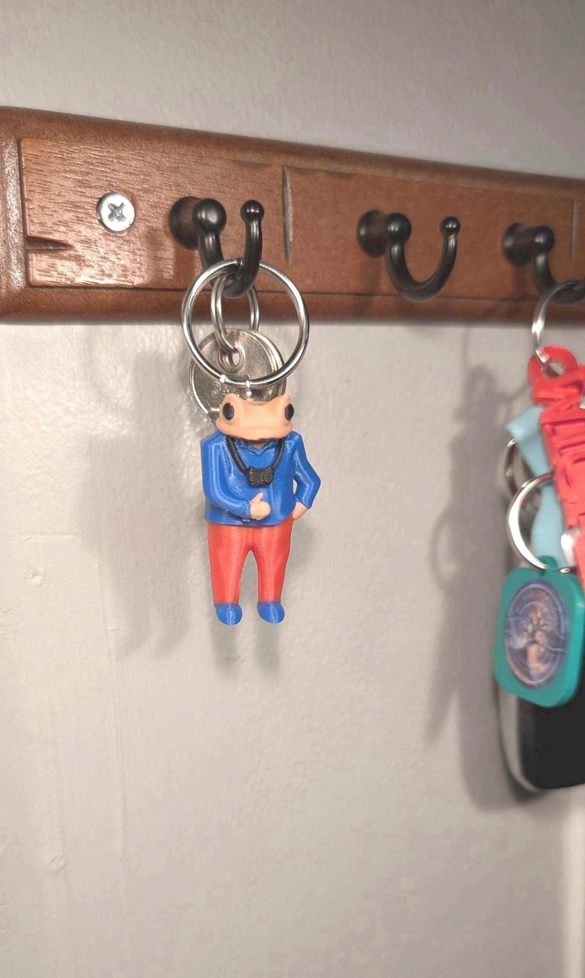 3D Printed Concho Frog Keychain - Etsy