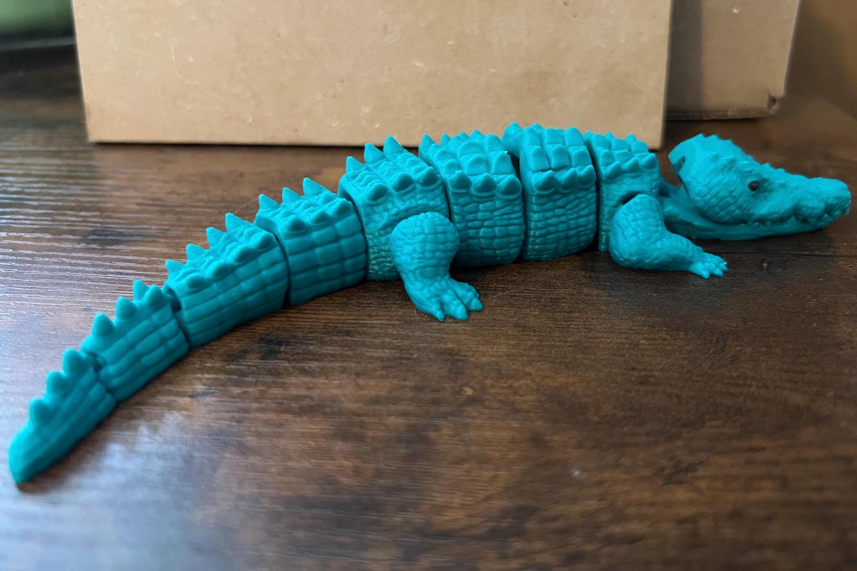 Articulated 3D Printed Crocodile - Etsy