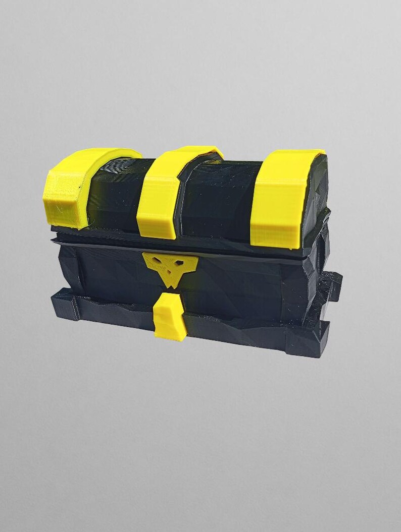 Treasure Chest Piggy Bank – 3D Printed Eco-friendly PLA | Fantasy Coin ...