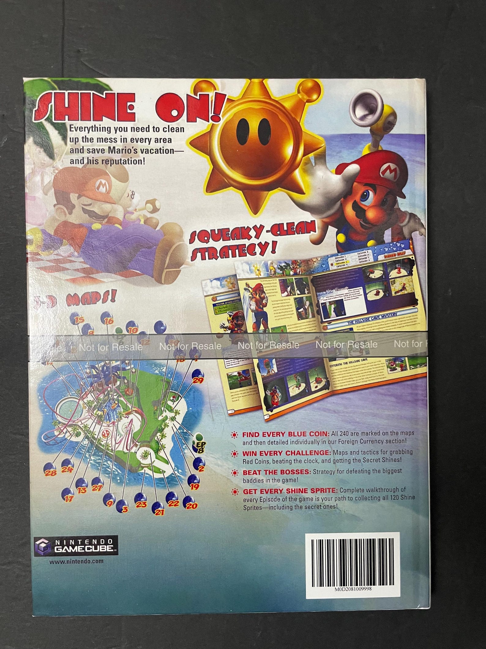 Super Mario Sunshine - Bradygames Official Strategy Guide - CUSTOM ...