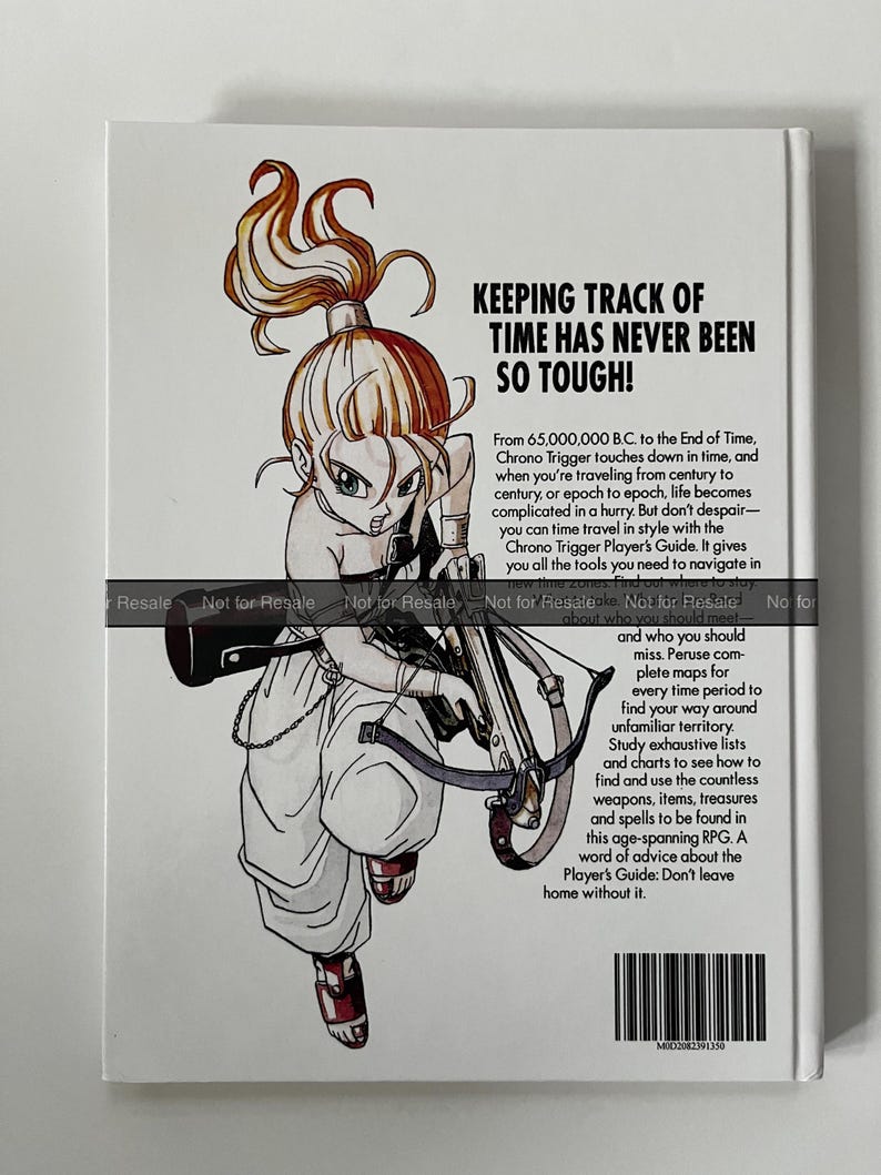 Chrono Trigger - Nintendo Player's Guide - CUSTOM HARDCOVER - Etsy
