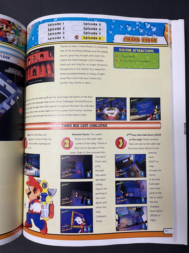Super Mario Sunshine - Bradygames Official Strategy Guide - CUSTOM ...
