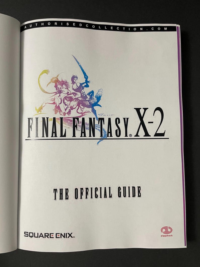 Final Fantasy X-2 - the Official Strategy Guide - Piggyback - CUSTOM ...