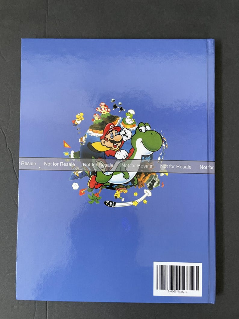 Super Mario World - Fan Made Strategy Guide - CUSTOM HARDCOVER - Etsy