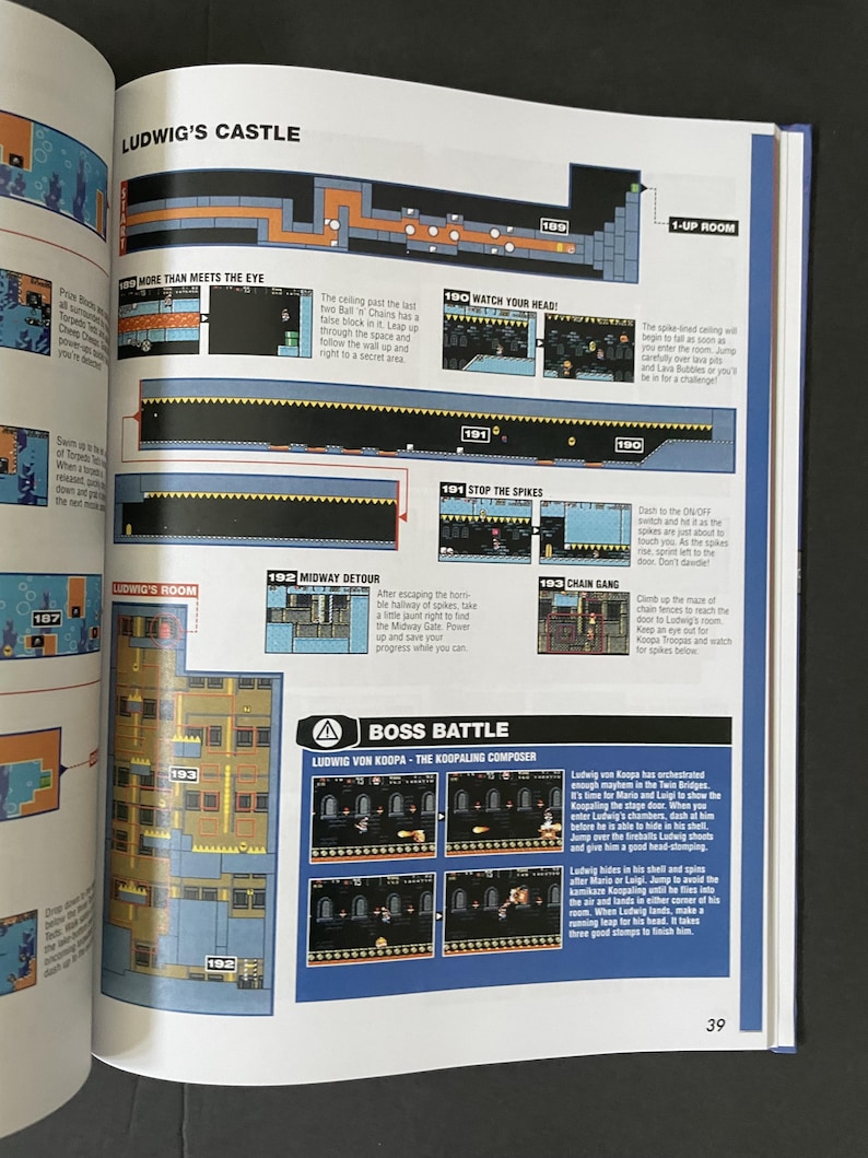 Super Mario World - Fan Made Strategy Guide - CUSTOM HARDCOVER - Etsy