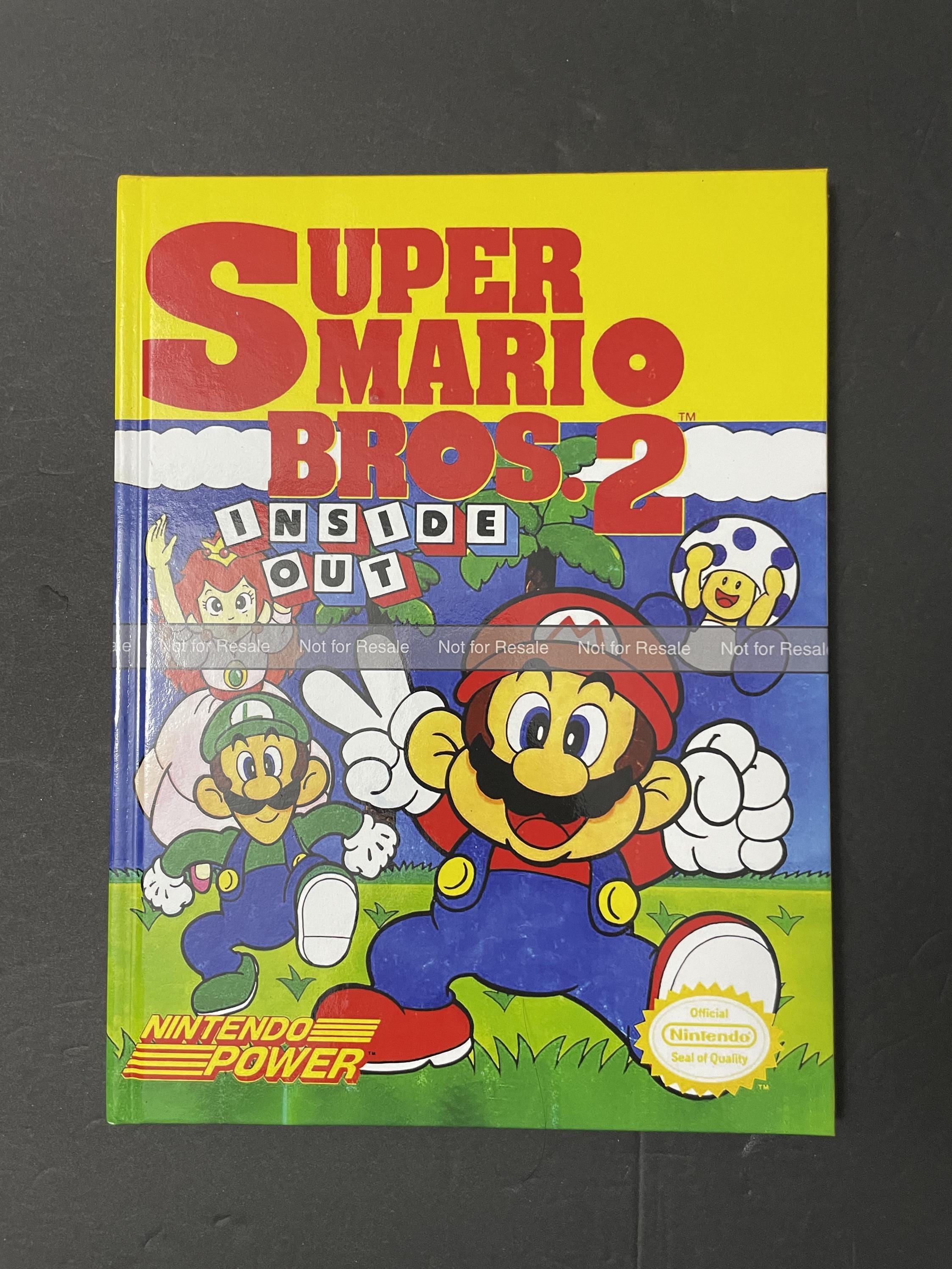 Super Mario Bros. 2: Inside Out - Nintendo Power - CUSTOM HARDCOVER - Etsy