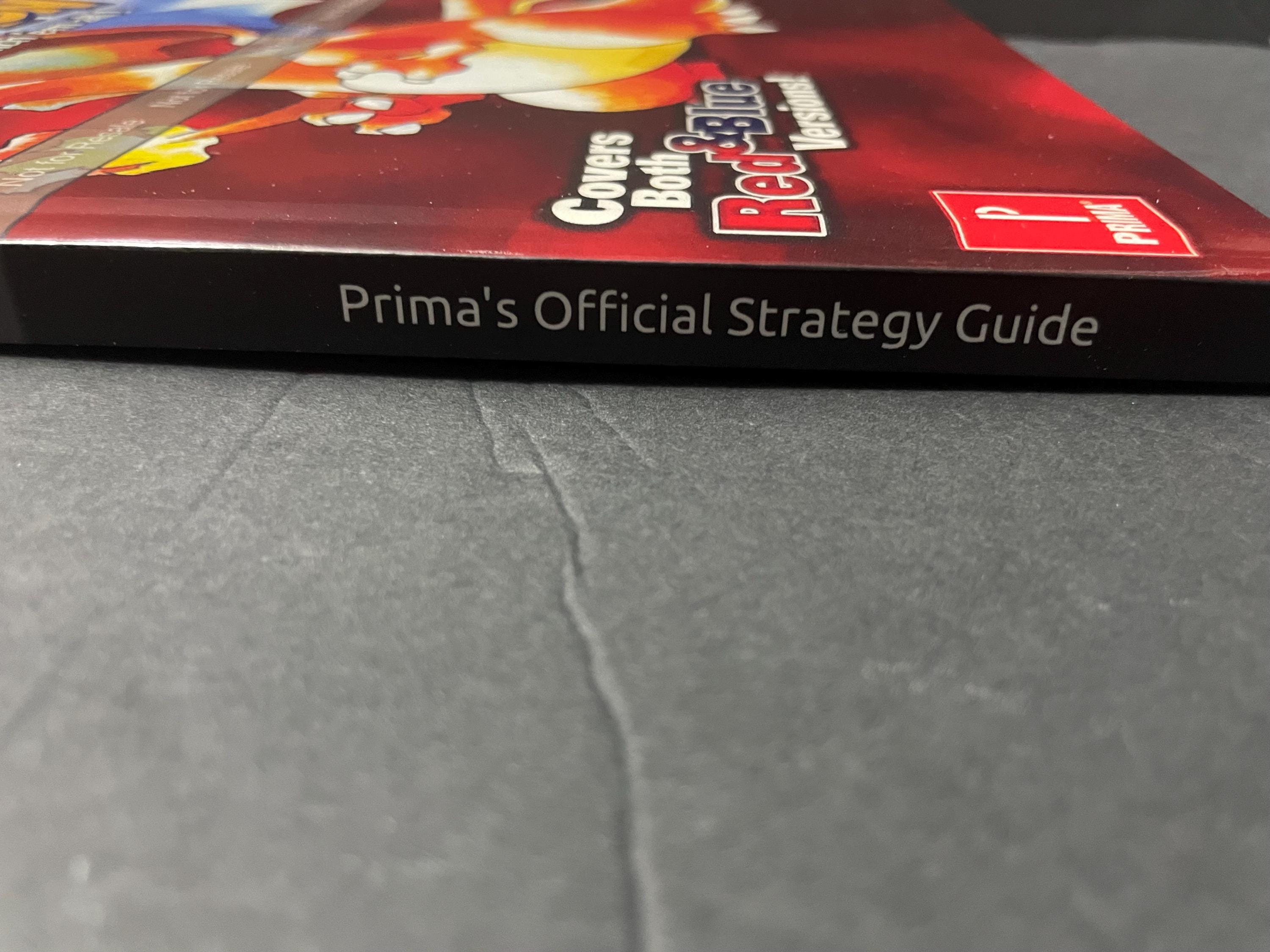 Pokemon (red) - Prima's Official Strategy Guide - CUSTOM HARDCOVER - Etsy