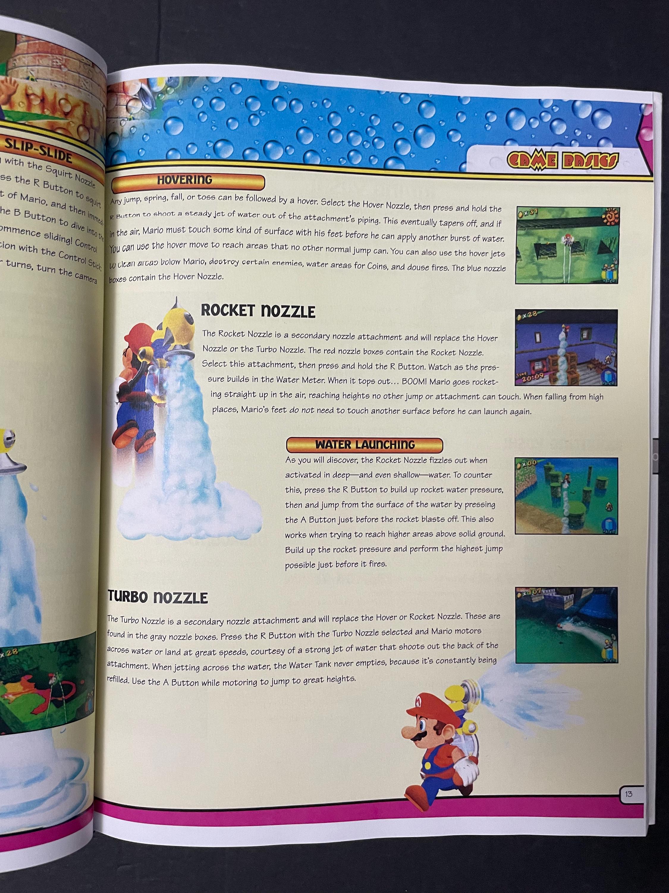 Super Mario Sunshine - Bradygames Official Strategy Guide - CUSTOM ...
