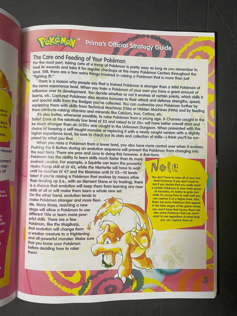 Pokemon red Prima's Official Strategy Guide CUSTOM HARDCOVER - Etsy