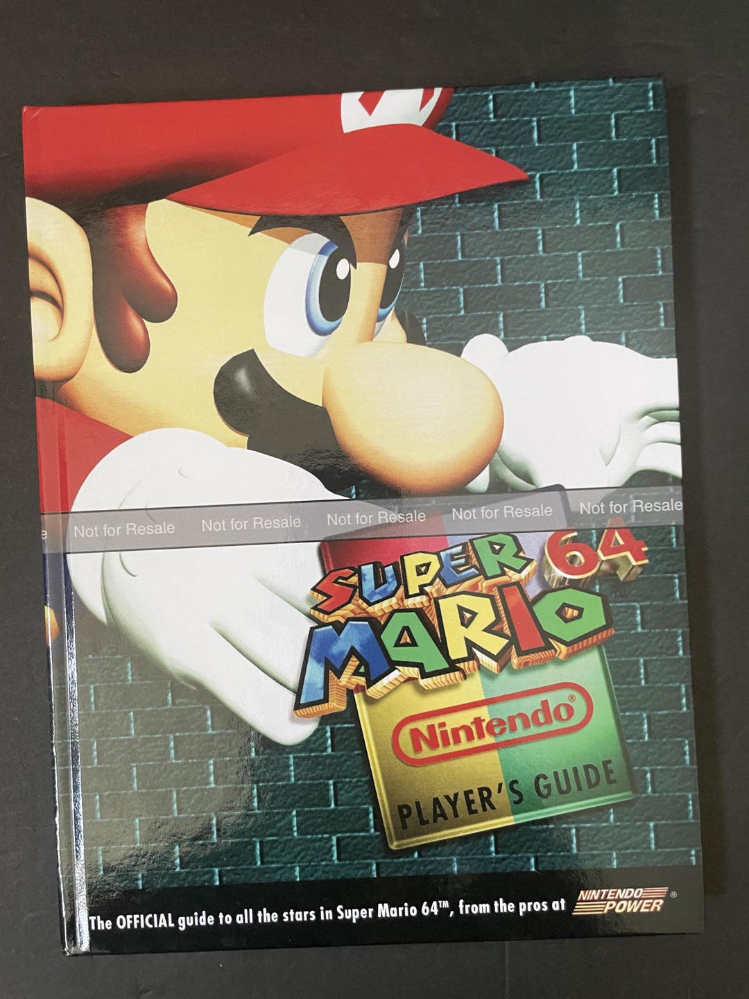 Super Mario 64 - Nintendo Player's Guide - CUSTOM HARDCOVER - Etsy