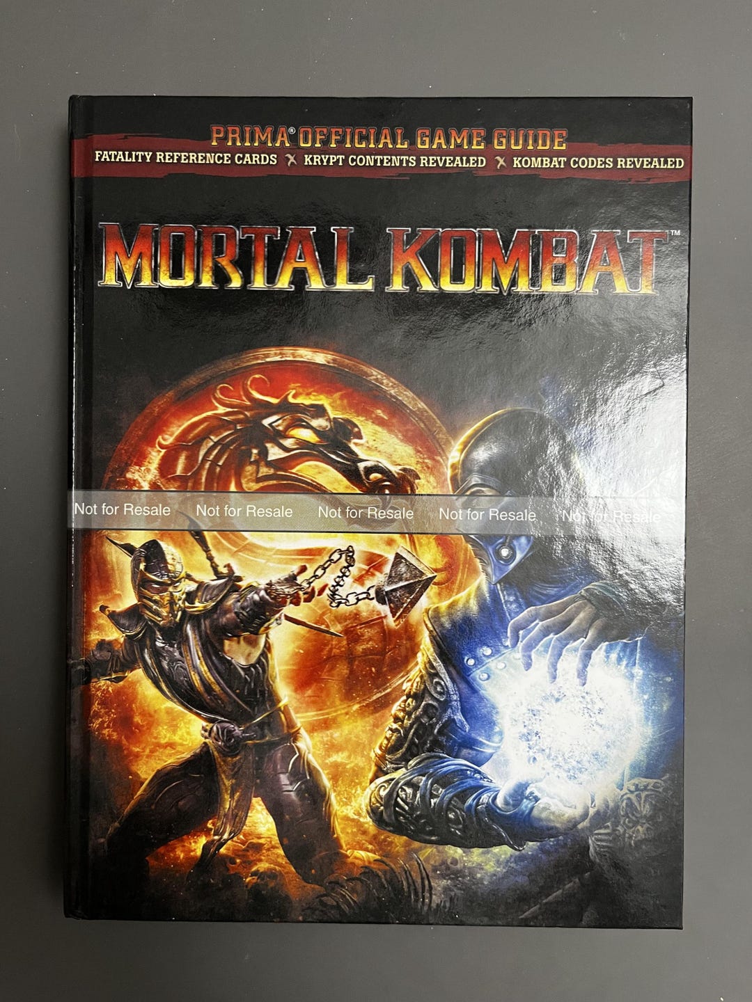 Mortal Kombat - Prima Official Game Guide - CUSTOM HARDCOVER - Etsy