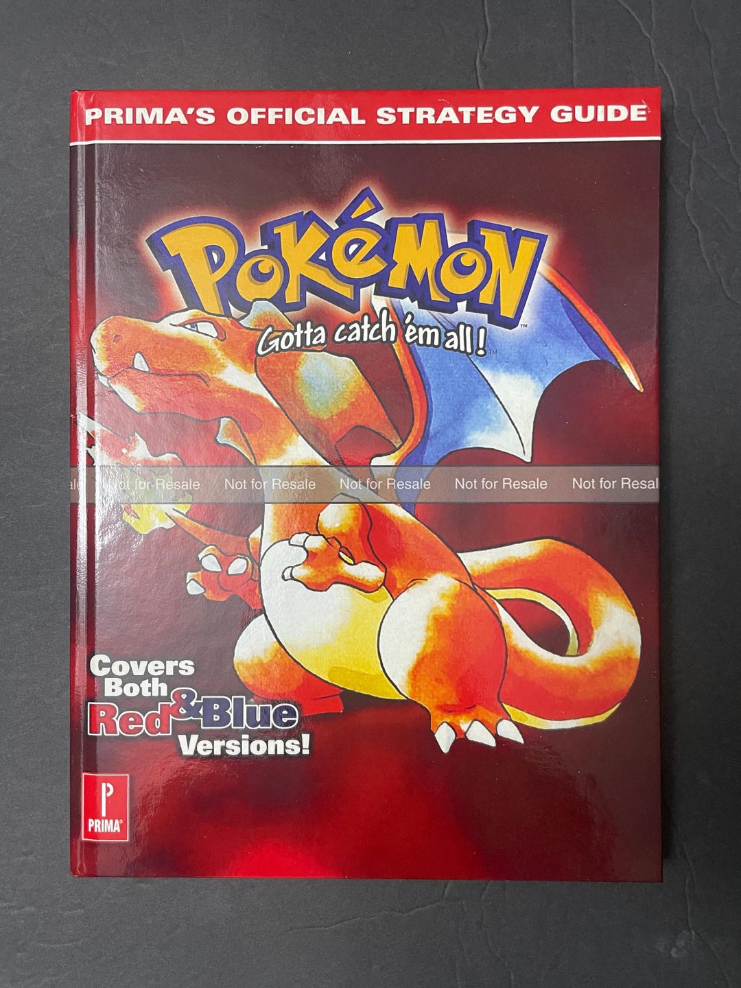 Pokemon (red) - Prima's Official Strategy Guide - CUSTOM HARDCOVER - Etsy
