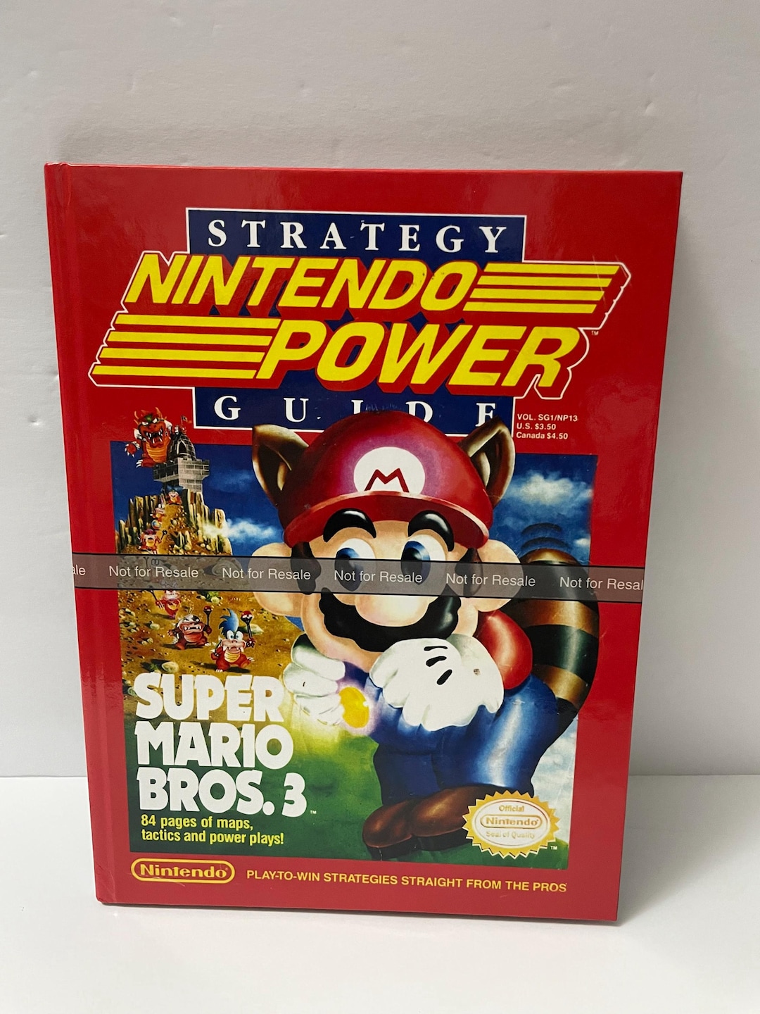 Super Marios Bros. 3 - Nintendo Power Strategy Guide - CUSTOM HARDCOVER ...