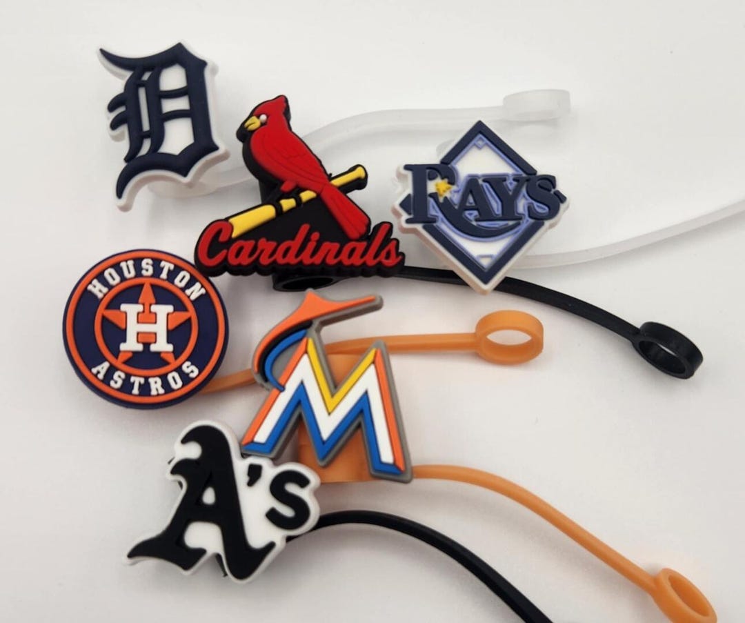 8mm Baseball Straw Toppers - Etsy