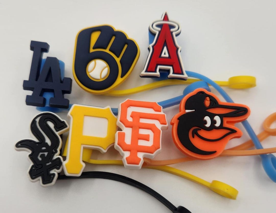 8mm Baseball Straw Toppers - Etsy