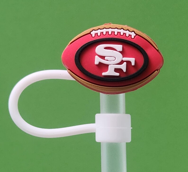 8mm Football League Straw Toppers - Etsy