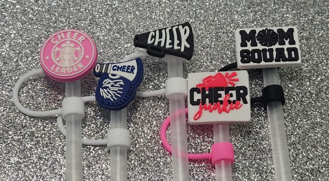 8mm Cheer Straw Toppers - Etsy