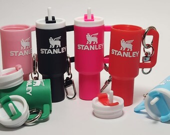 Very Cute Stanley Tumbler Style Keychain With Removable Lid - Etsy