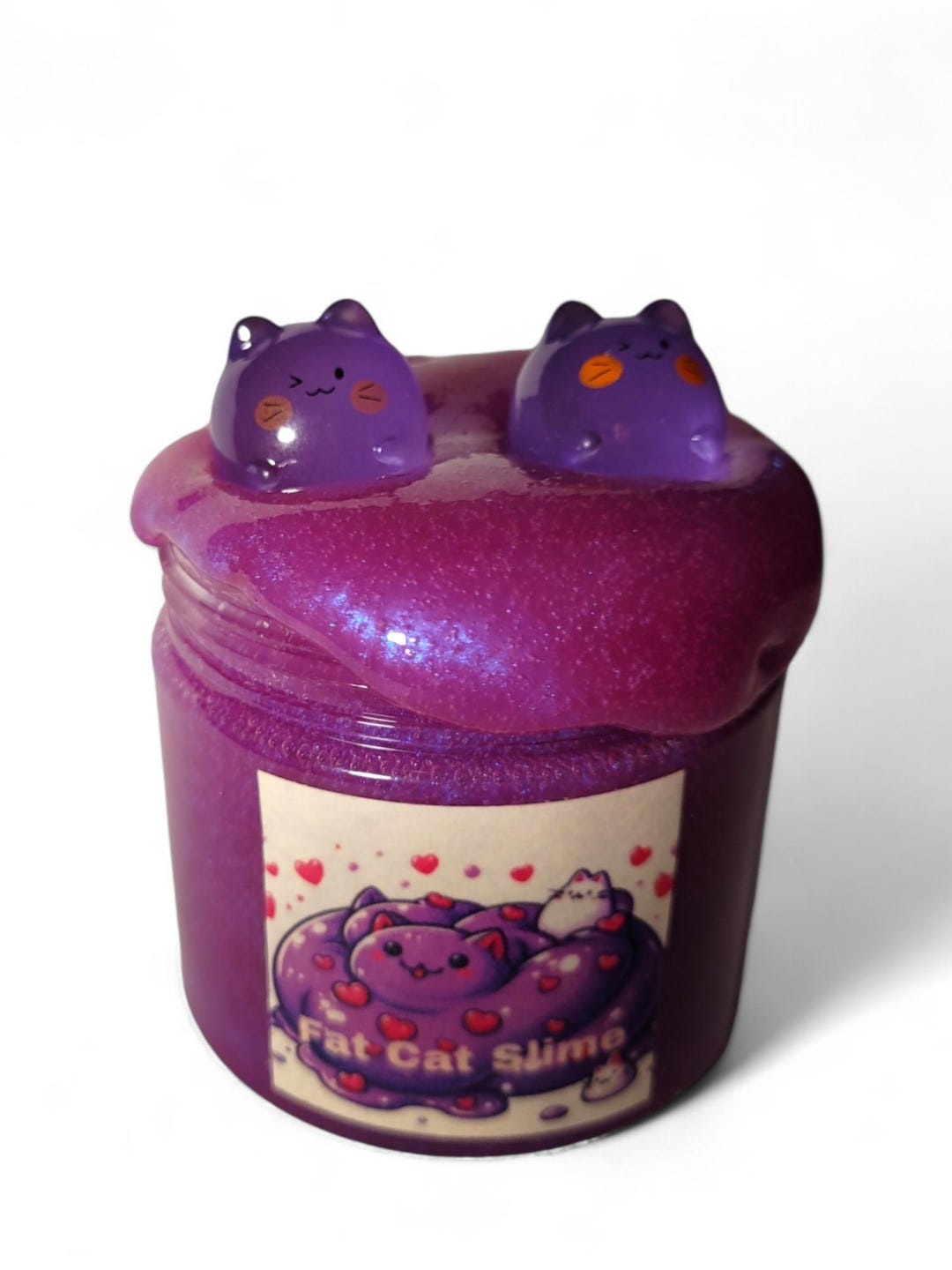 Purple Fat Cat Slime Kids Toys Gifts Gift for Kids Slime Butter Slime ...