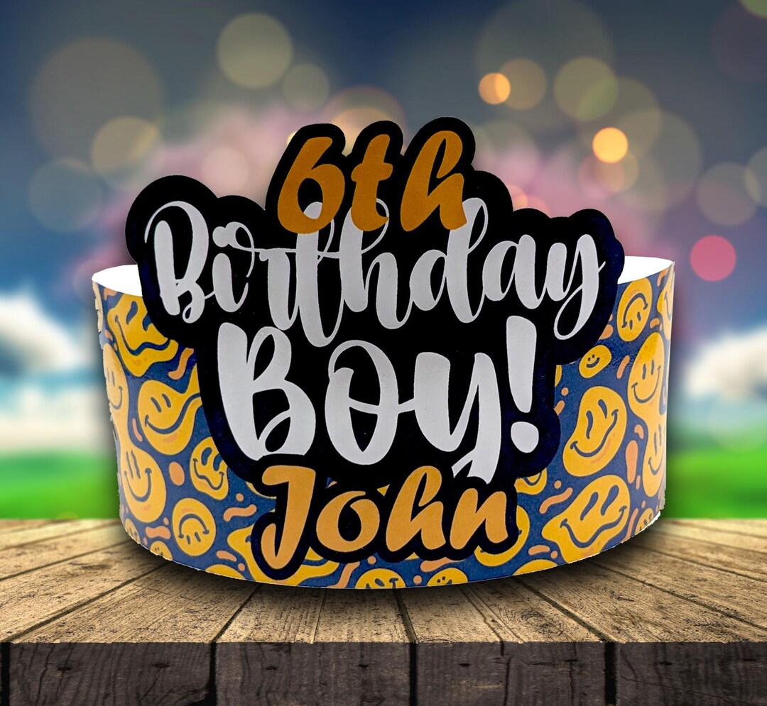 Personalized Birthday Boy Party Hat: Make Your Boy Feel Like a Star ...