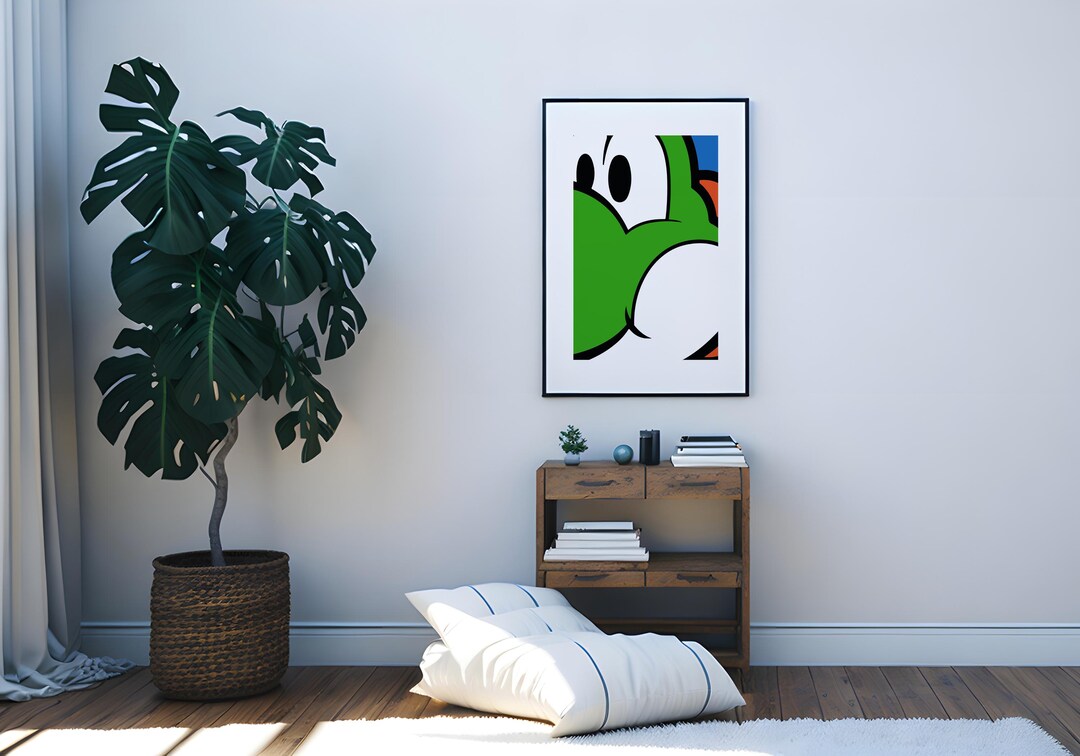 Yoshi Poster A3 Format 297x420 Nintendo Mario Kart Bros Retro Video ...