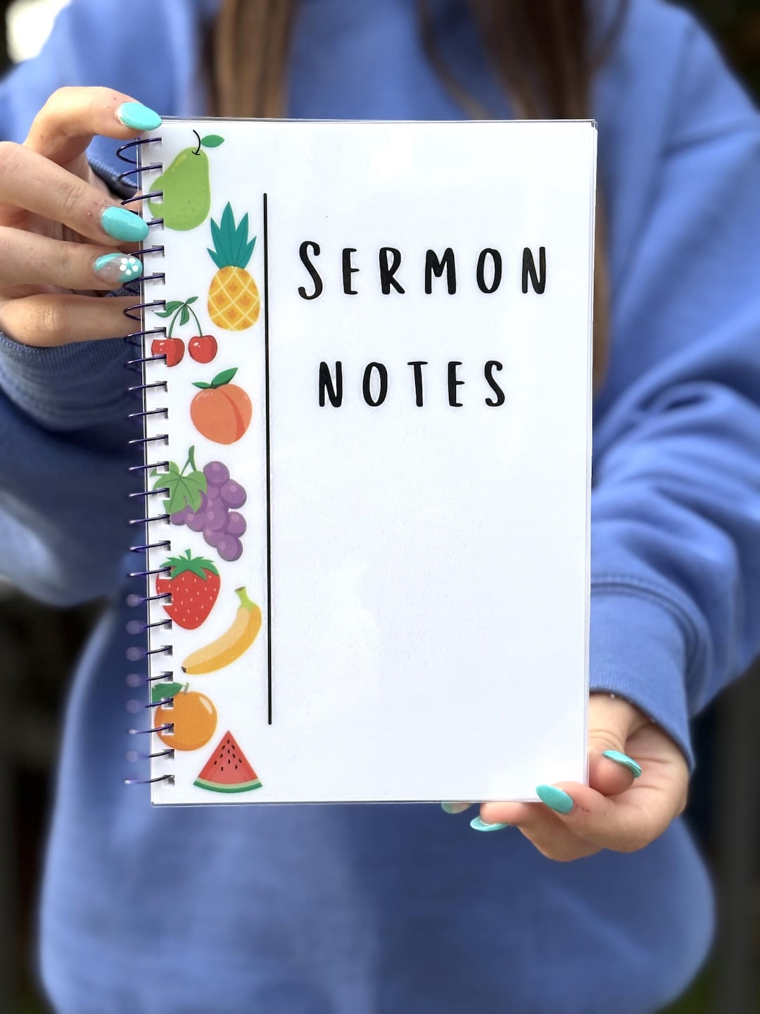 Kids Sermon Notes Journal: Fruit of the Spirit, Ages 8-12 - Etsy