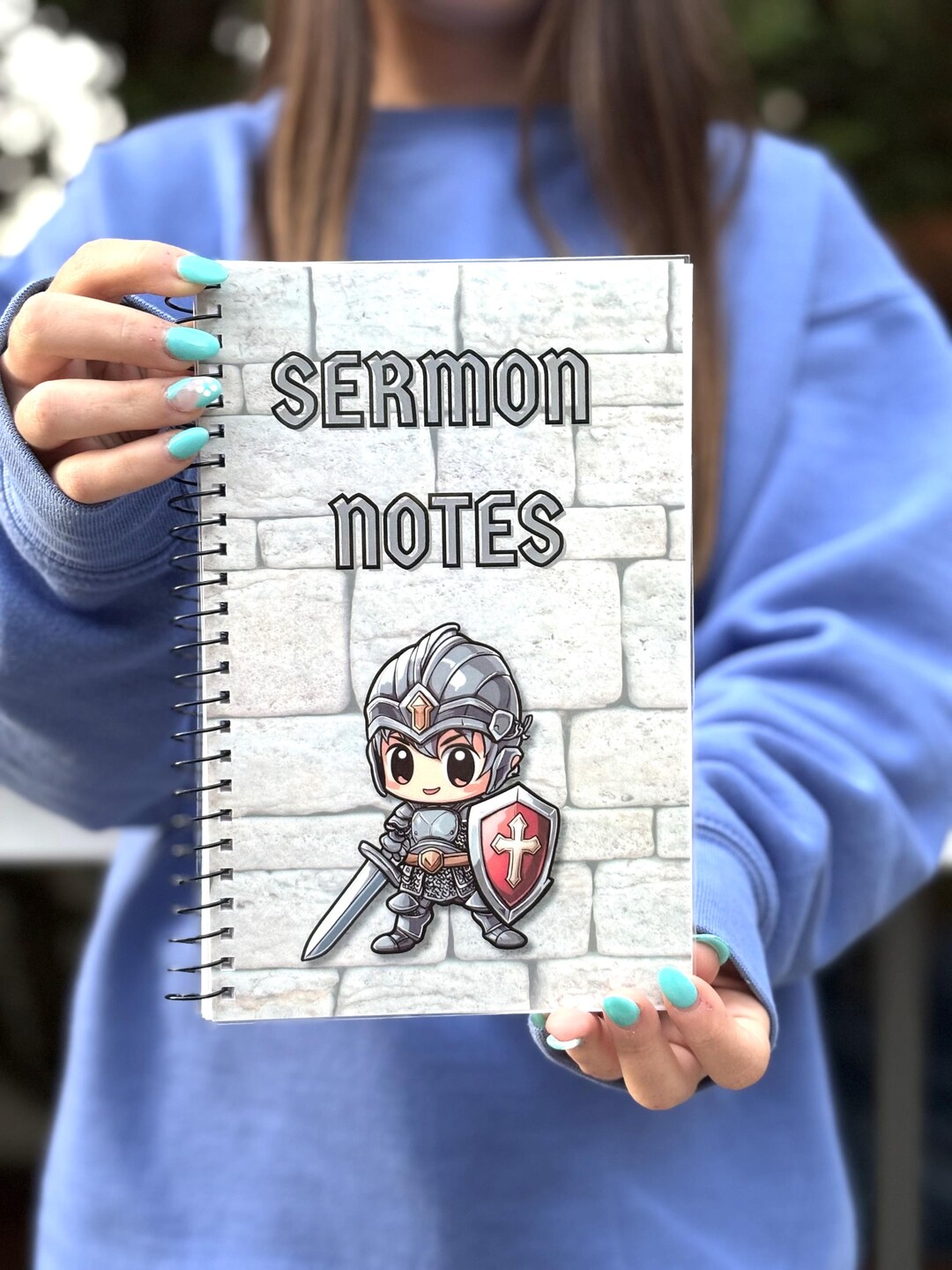 Kids Sermon Notes Journal | 52-week Church Notebook, Ages 8-12 | Faith ...