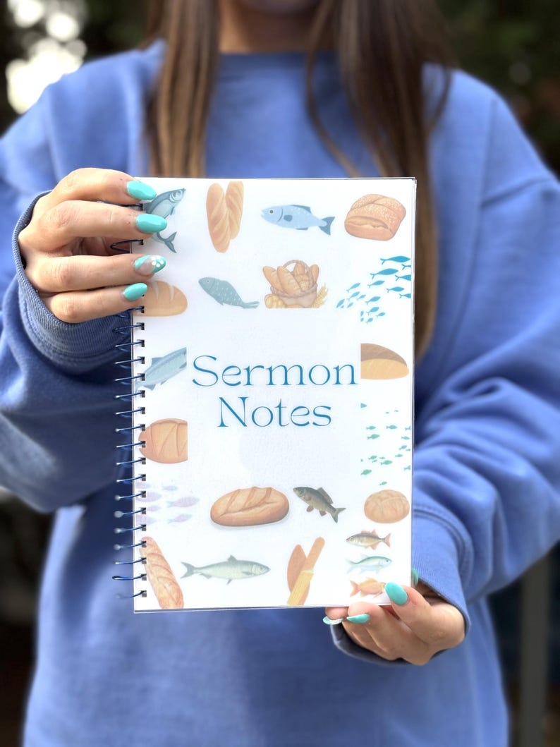 Kids Sermon Notes Journal: Faith-based Church Notebook, Ages 8-12 - Etsy