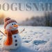 5 Little Snowman Backdrop,winter Background,christmas Composite ,mini ...