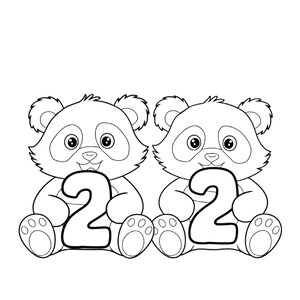 Animal Number Coloring Book for Kids Ages 3-6 | Fun Counting 1-10 With ...