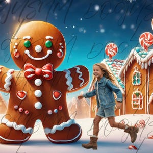10 Gingerbread Man Christmas Background | Candyland Scene ,christmas ...