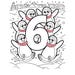 Animal Number Coloring Book for Kids Ages 3-6 | Fun Counting 1-10 With ...