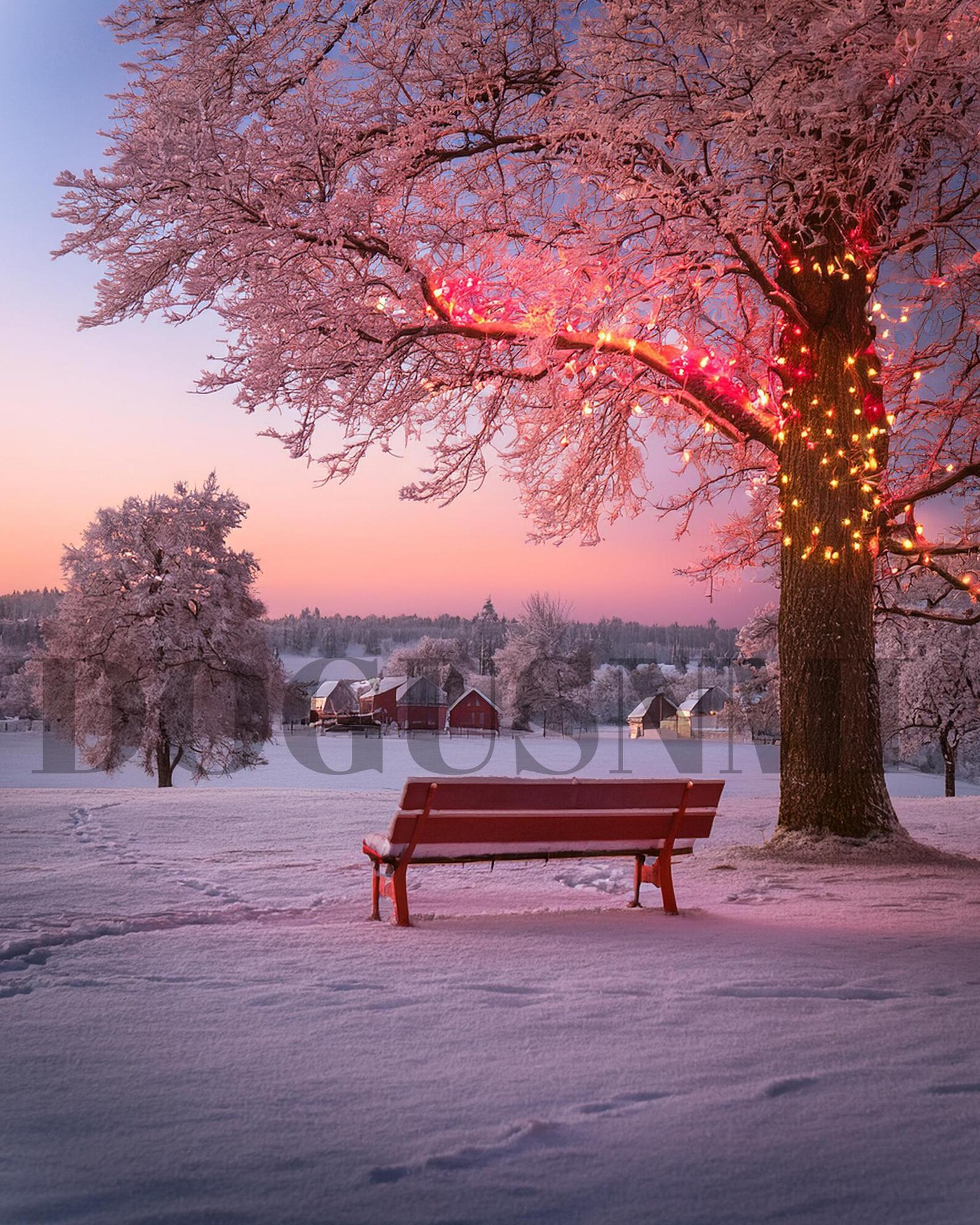 5 Romantic Winter Wonderland Backdrop | Cinematic Valentine Overlays ...