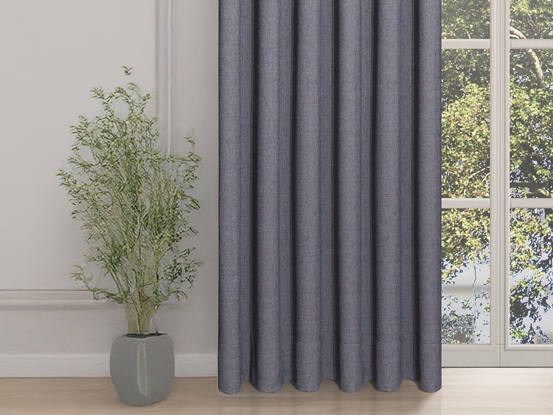 AURA Natural-looking Drapes for Living or Bedroom – Custom Size With ...