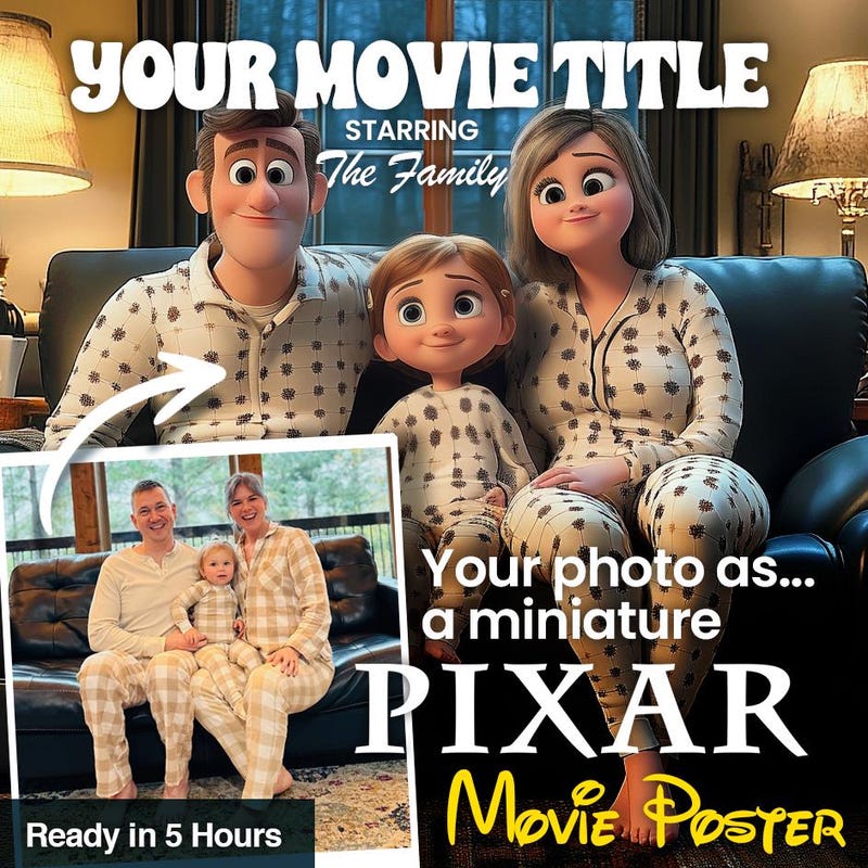 Pixar Movie Poster - Etsy