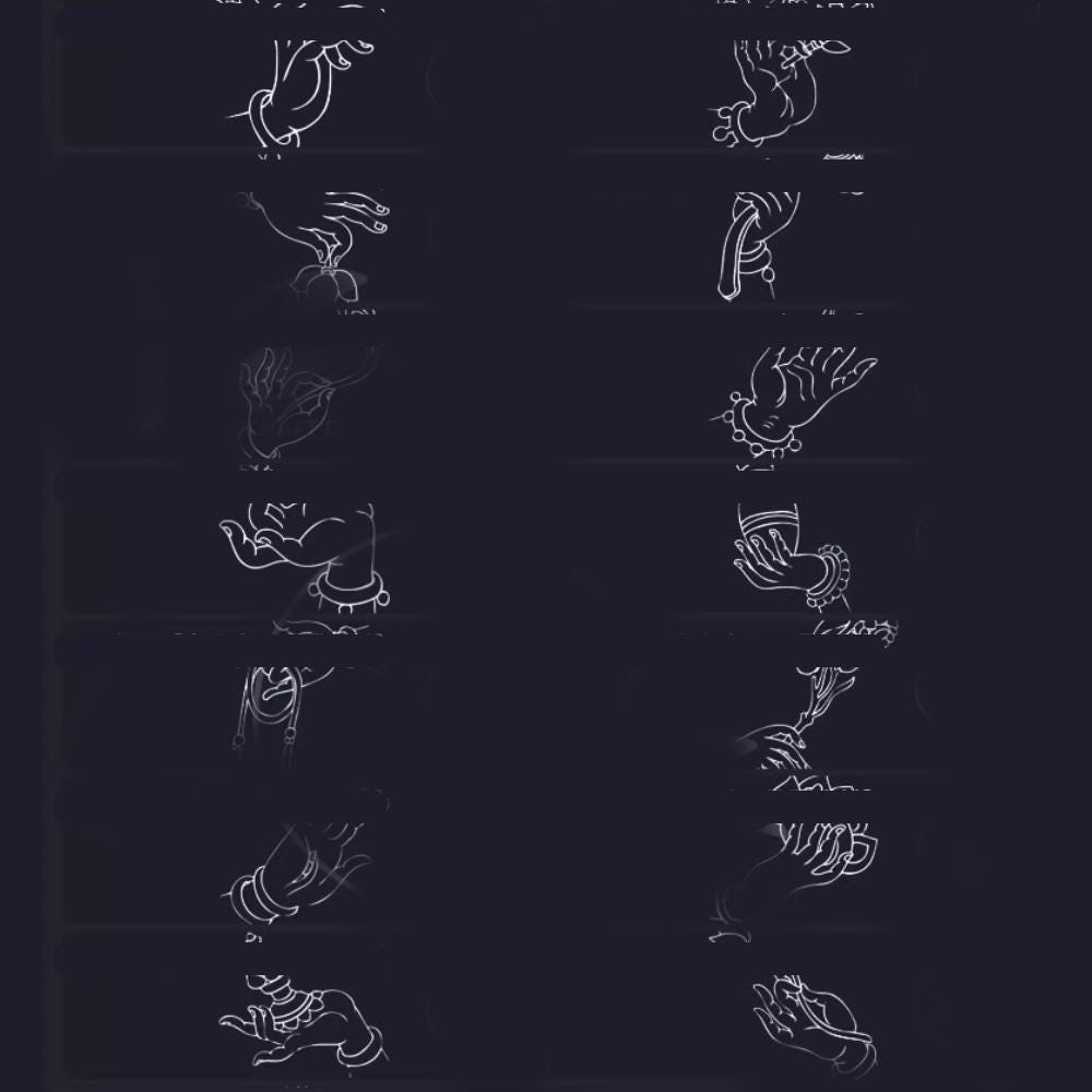 40 Buddha Hand, Guanyin, and Lotus Line Art Procreate & Photoshop ...