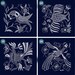 Miao Ethnic Batik Pattern Brushes for Procreate and AI - Chinese Folk ...