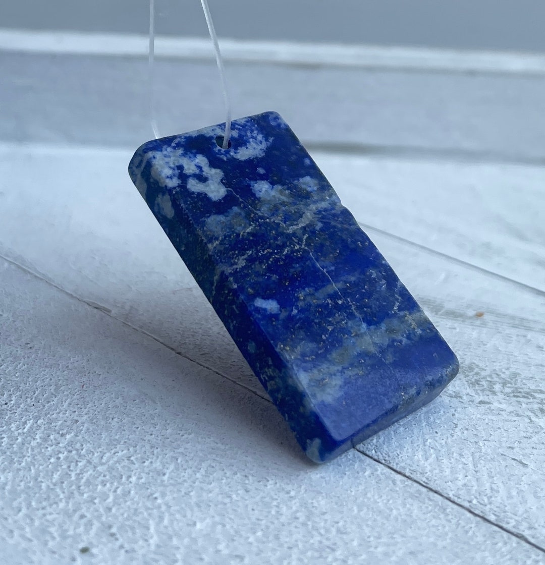 Lapis Lazuli Tablet Cut Focal - Etsy