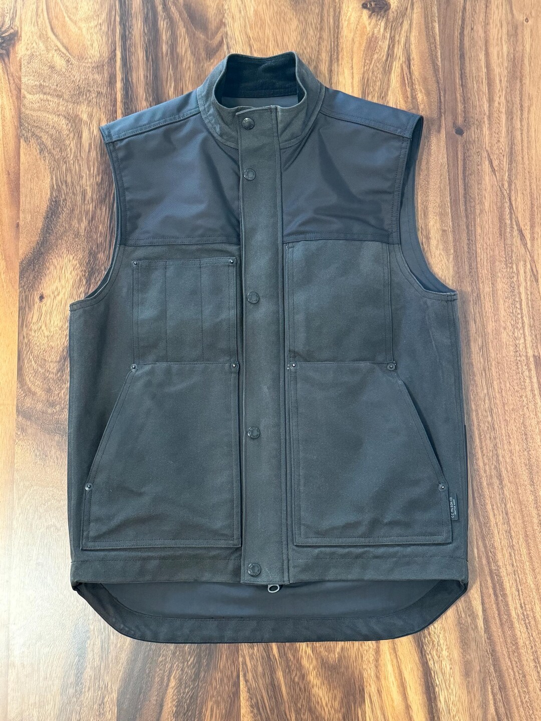 Filson X Alcan Waxed Canvas Vest XS - Etsy