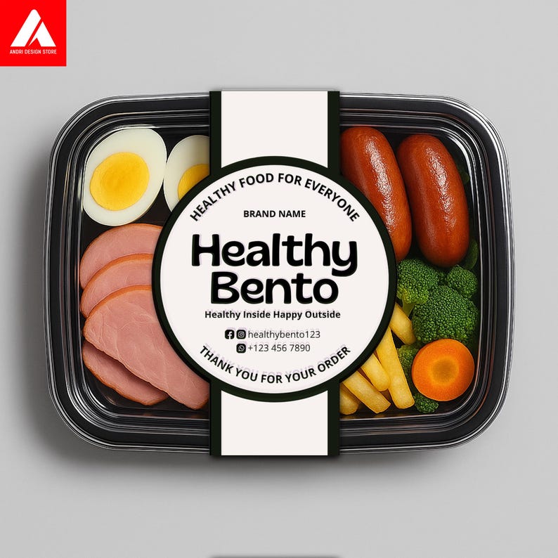 Custom Food Label for Meal Prep and Takeaway | Business Label for ...