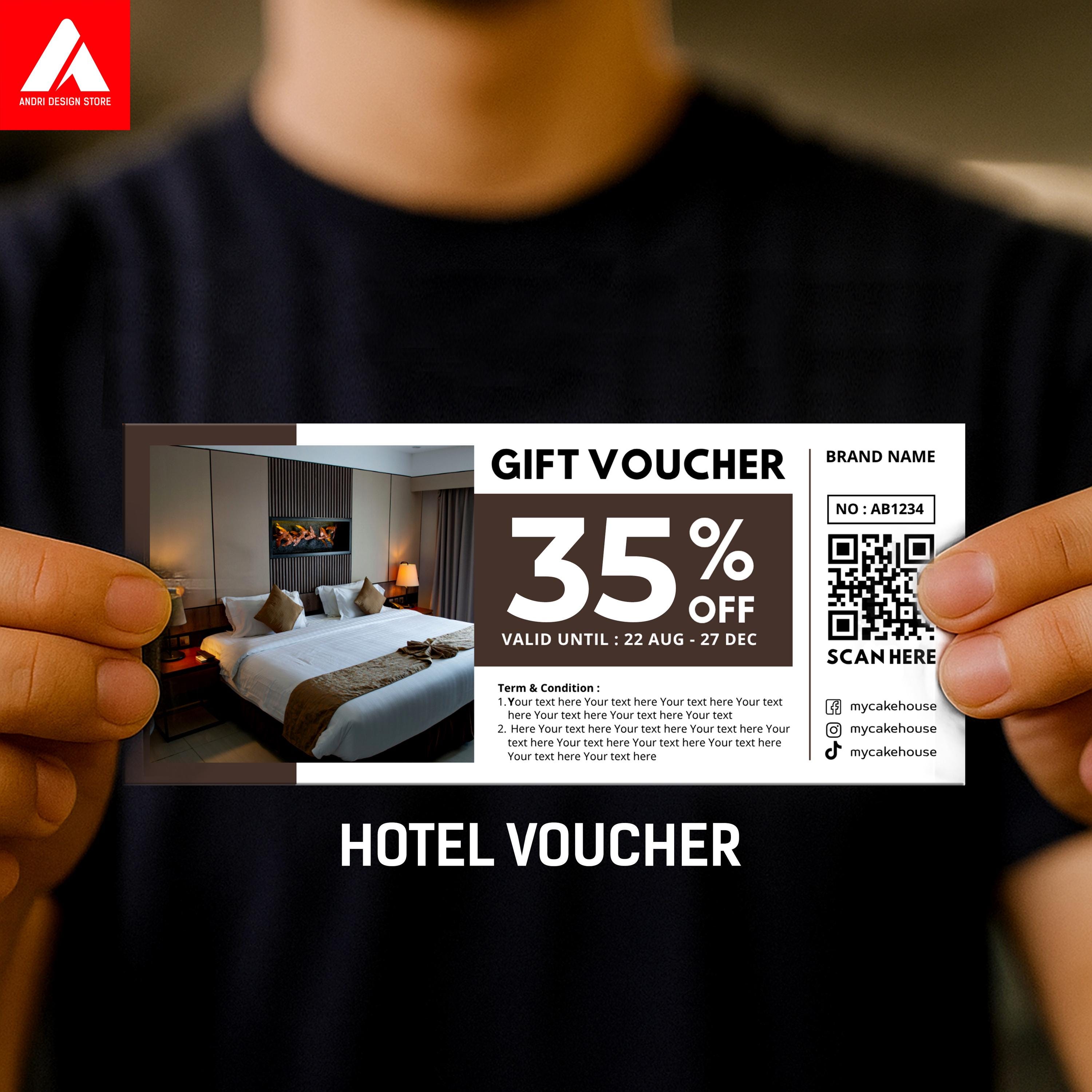 Editable Gift Voucher Canva Template: Customizable Business Certificate ...
