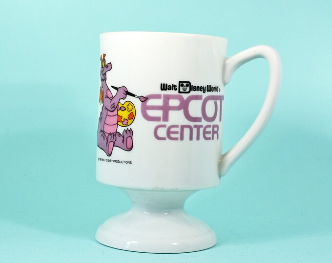 Vintage Walt Disney World Epcot Center Figment Mug Made in Japan - Etsy