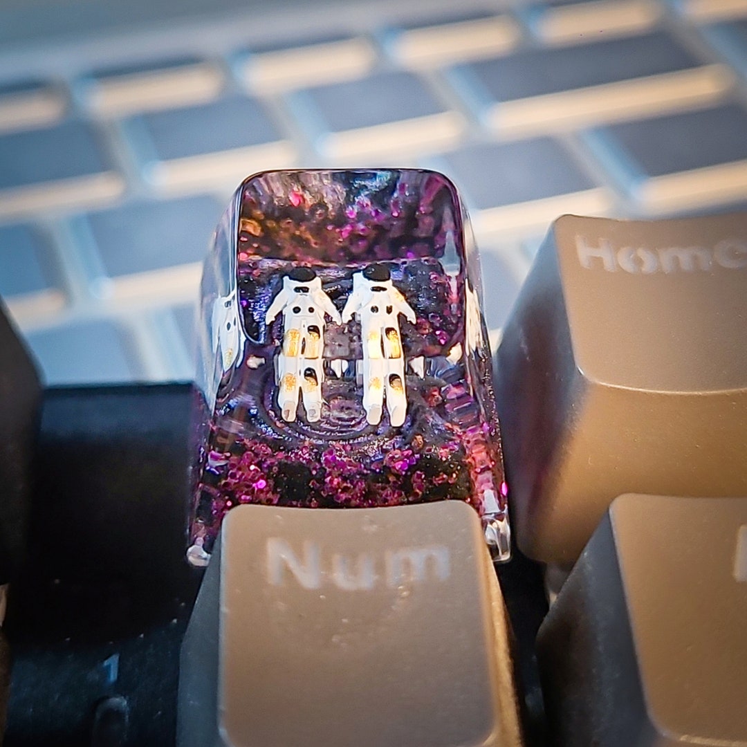 Astronaut Keycap, Galaxy Keycap, Universe Keycap, Galaxy Resin Keycap ...
