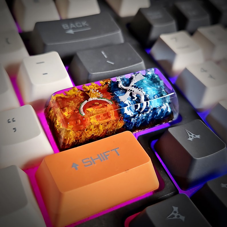 H.o-oh Vs Lugi.a Keycap 2.25u Anime Keycap for Anime Fan. Cute Spacebar ...